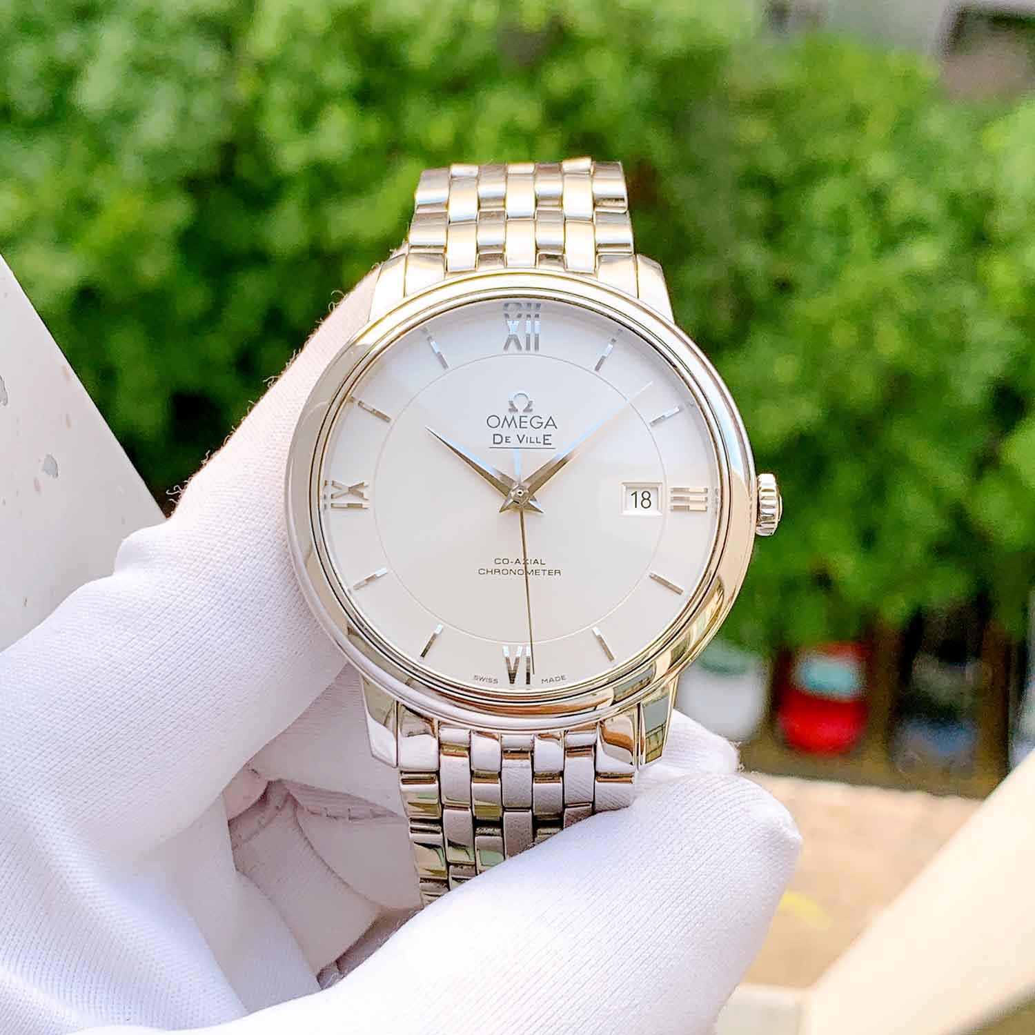 Omega De Ville Prestige Co-Axial Chronometer 424.10.40.20.02.003 42410402002003 used